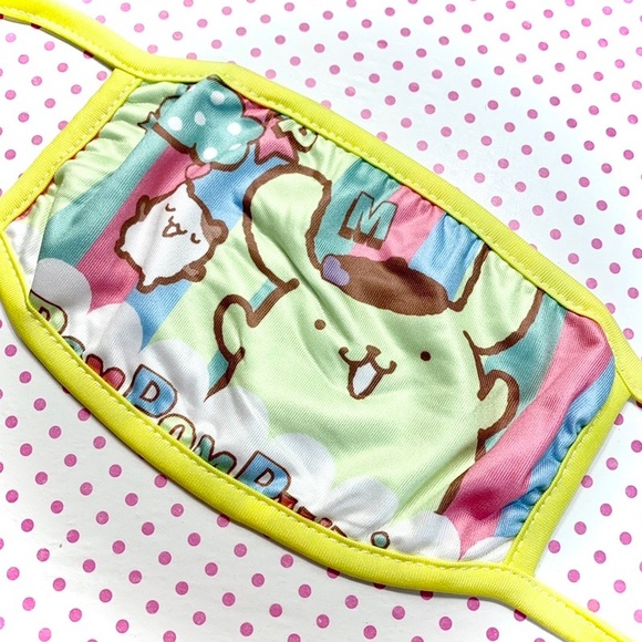 Accessories | Kawaii Pompompurin Face Mask Sanrio Fabric Mask | Poshmark
